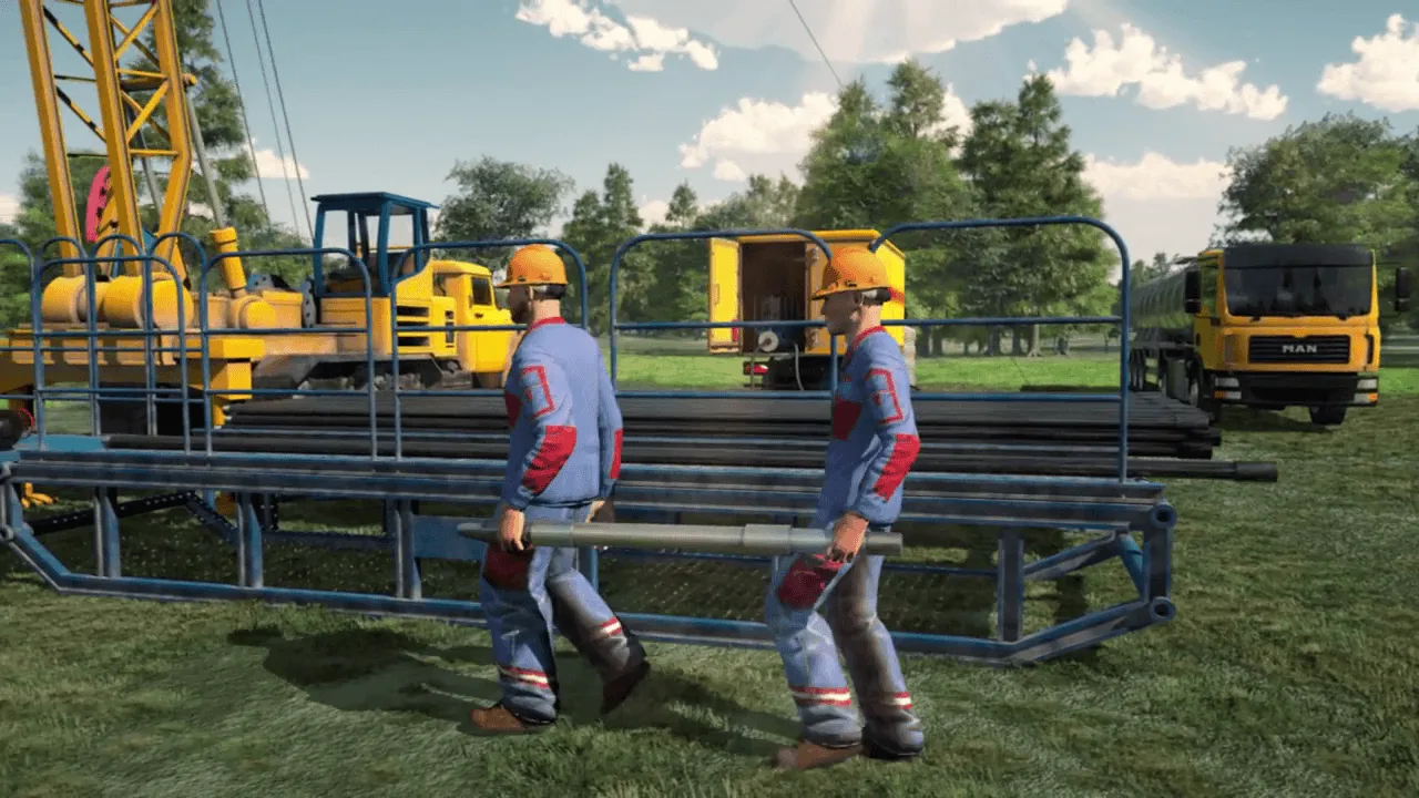 Oil Drilling Equipment 3D Animation — Darvideo